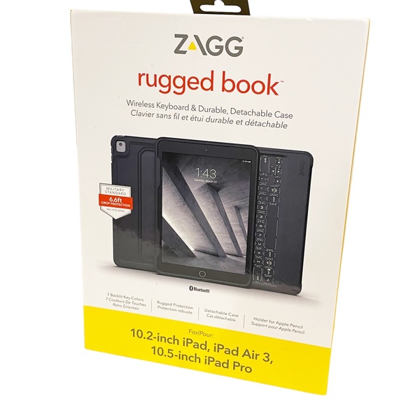 Zagg | Tablets & Accessories | Zagg Rugged Book Wireless Keyboard Case ...